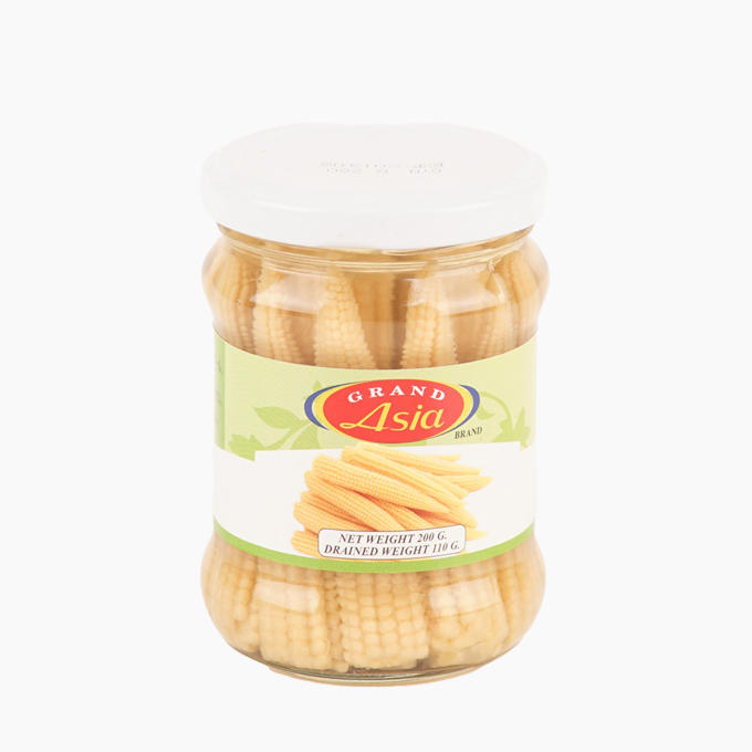 Baby corn in glass jar - Thai Food Processors' Association (TFPA)